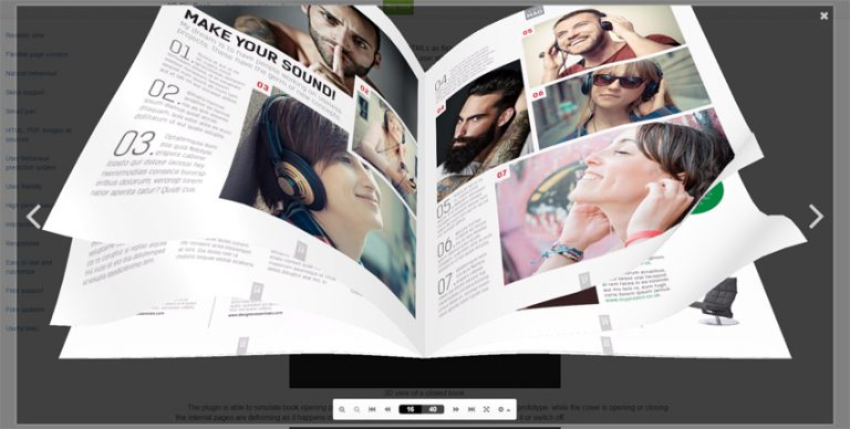 5 Best jQuery Flipbook plugins with Pros and Cons- DearFlip – Convert ...